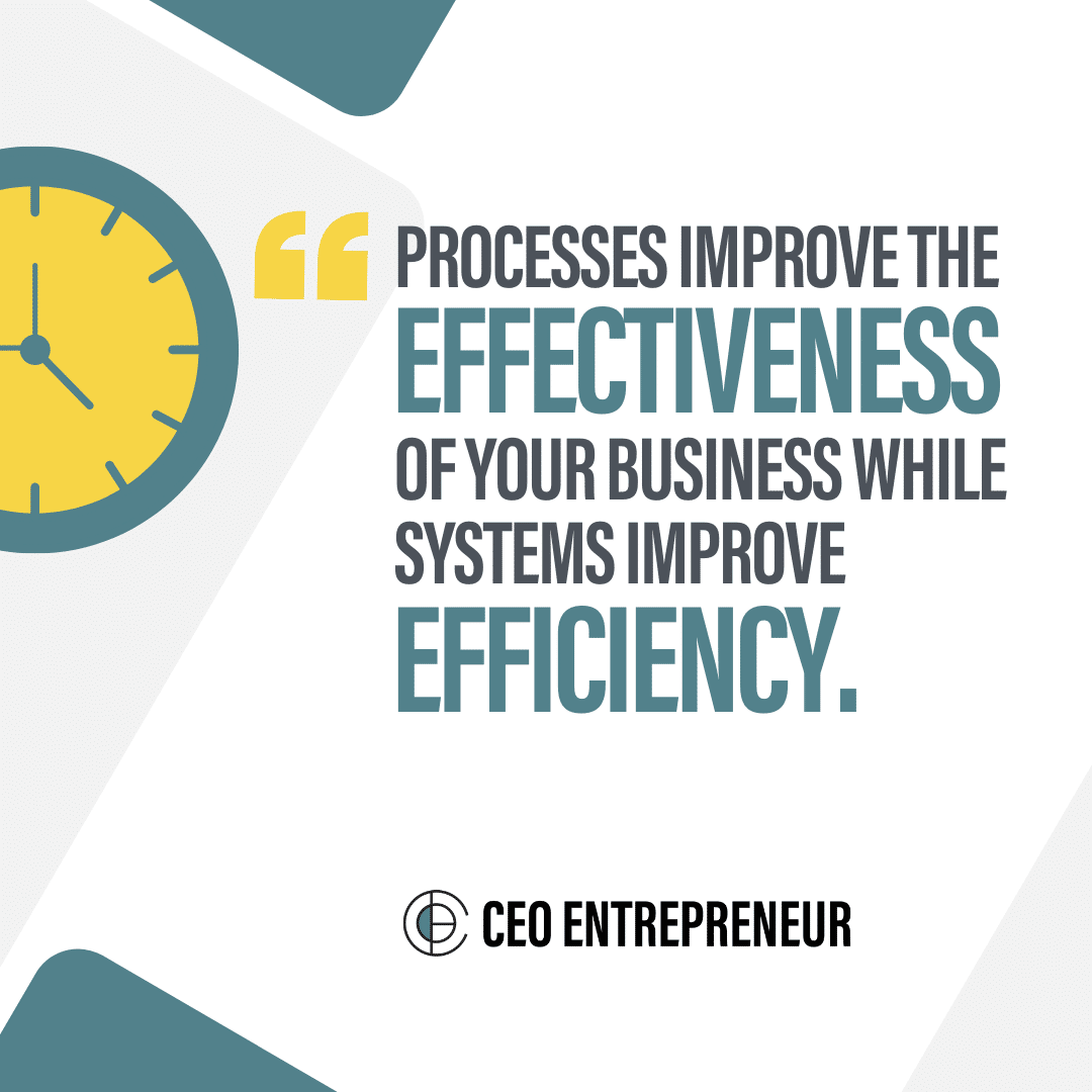 Systems & Processes – CEO Entrepreneur