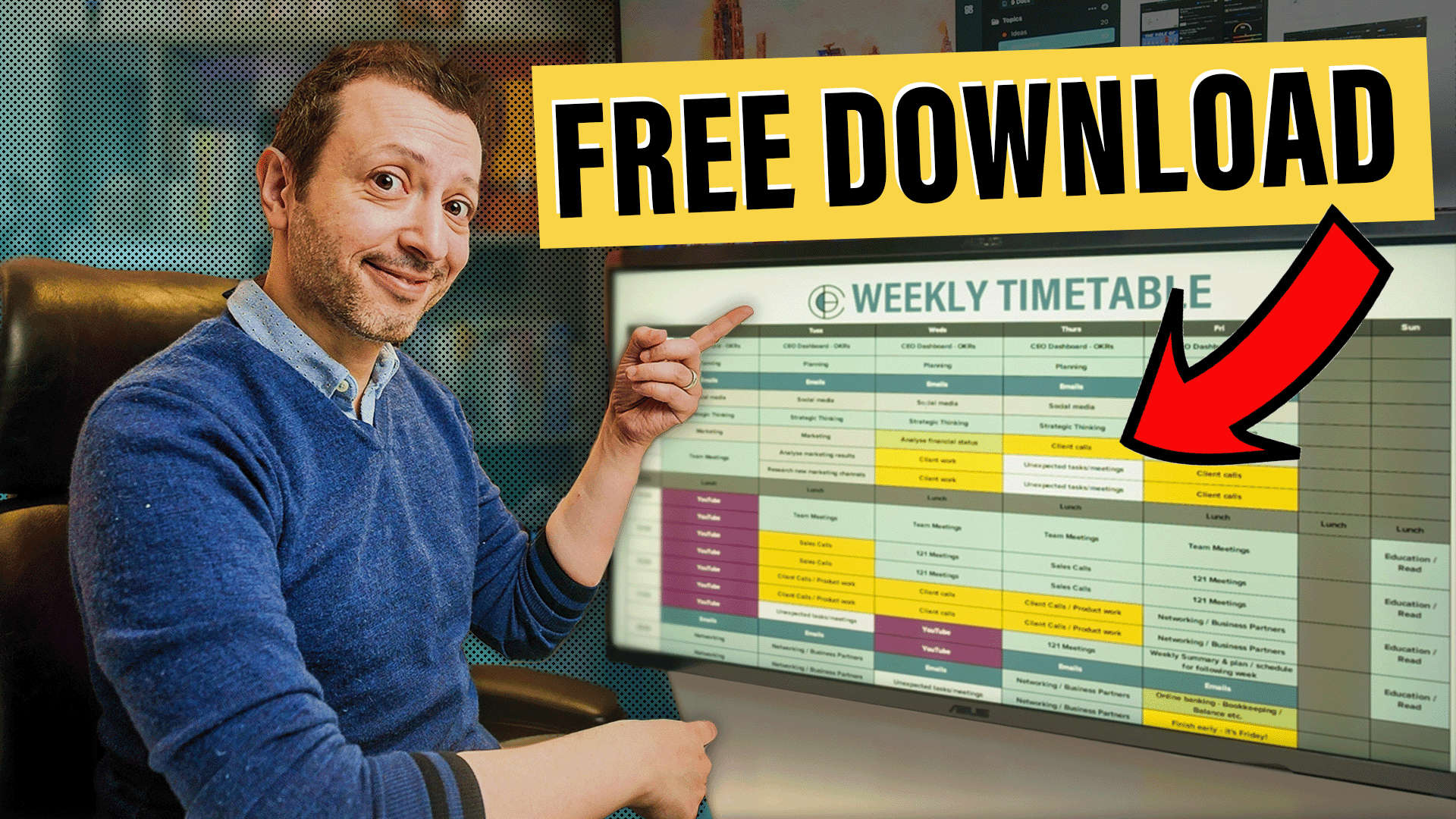 Weekly Agenda – How to organise your week as a CEO – CEO Entrepreneur